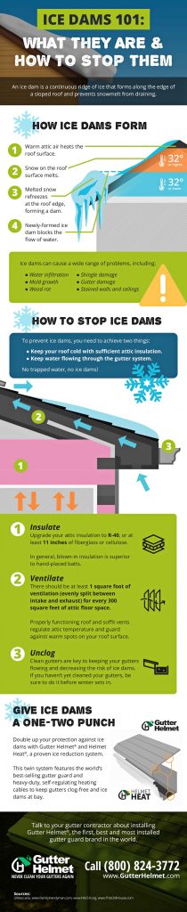 [INFOGRAPHIC] Ice Dams 101: What They Are and How To Stop Them